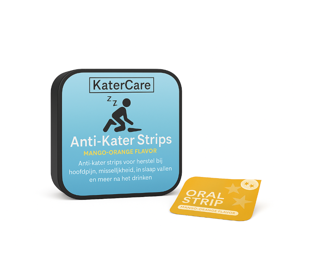 Anti-Kater strips | Katercare Anti Kater middel – KaterCare